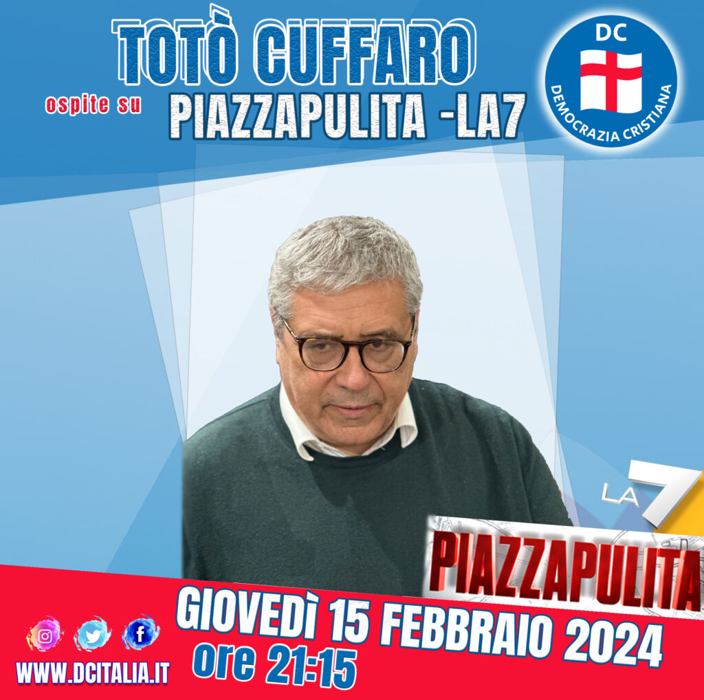 Sito Ufficiale DC - Totò Cuffaro su Piazzapulita